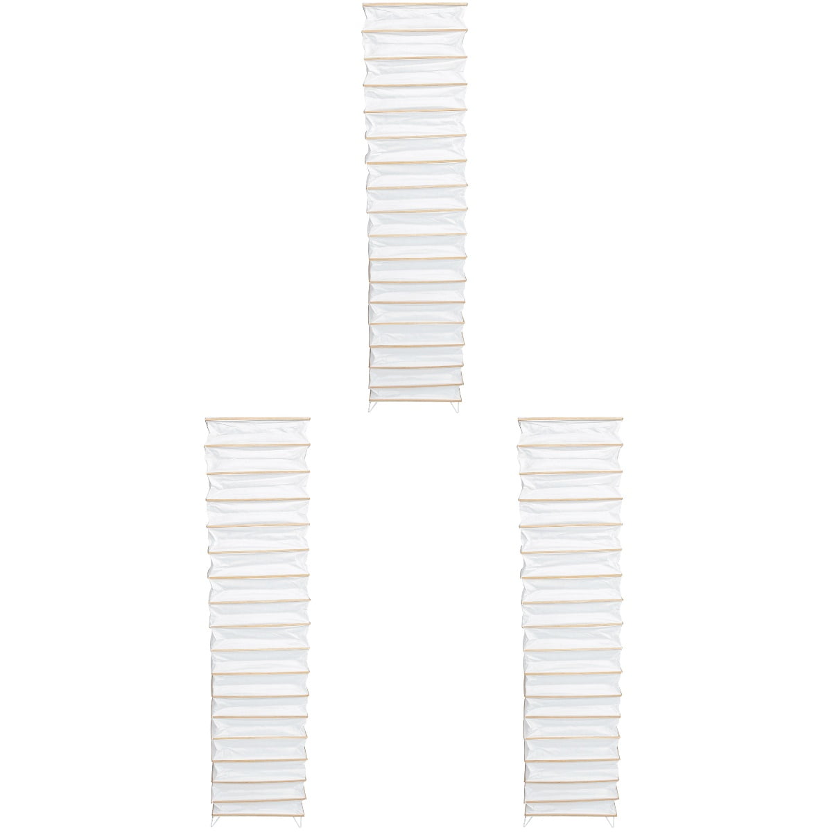 WORGEOUS 3pcs Paper operated lamp Floor Lamp Shades Nordic Style Floor ...