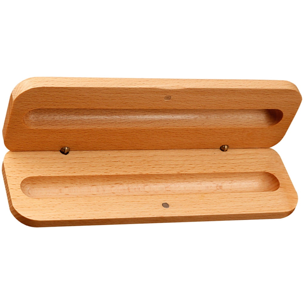 WORGEOUS 3pcs Pen Container Ballpoint Fountain Pen Organizer Wooden ...