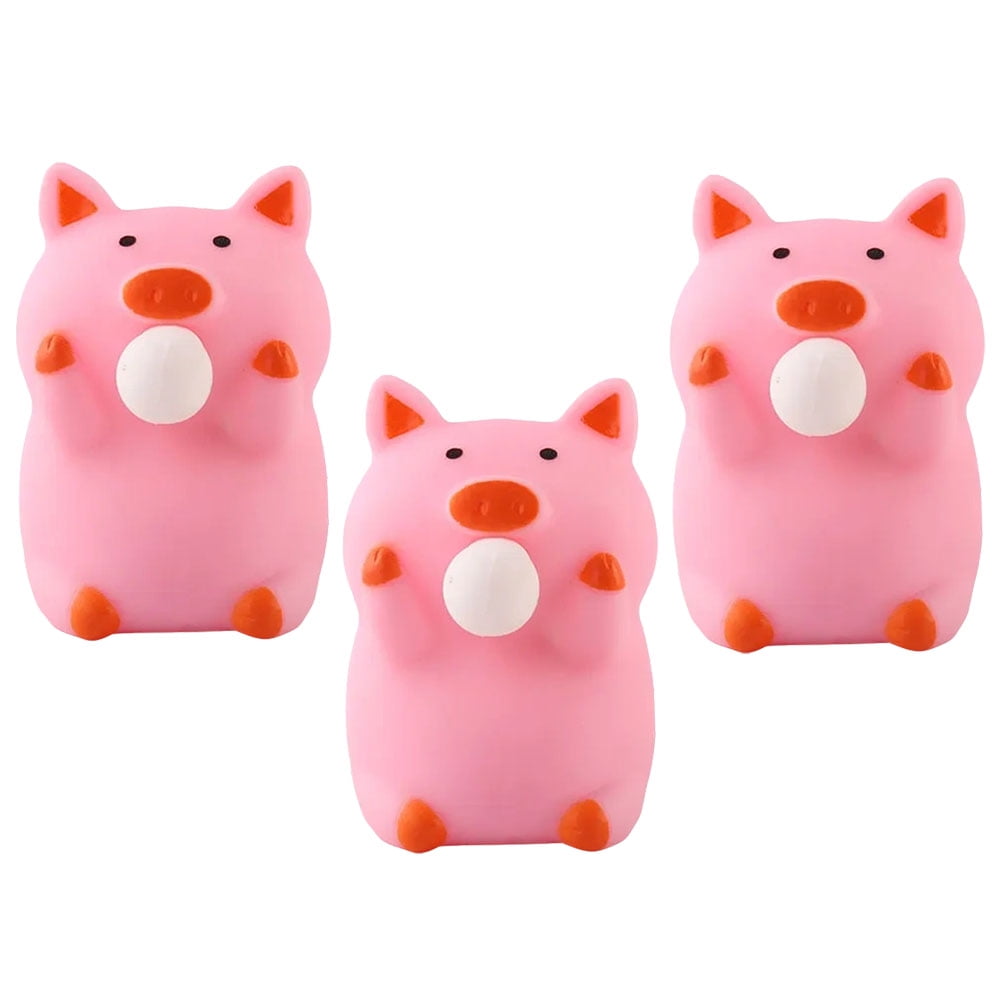 WORGEOUS 3pcs Pig Squishy Fidget Toy Squishy Fidget Toy Pig Squishy Toy ...