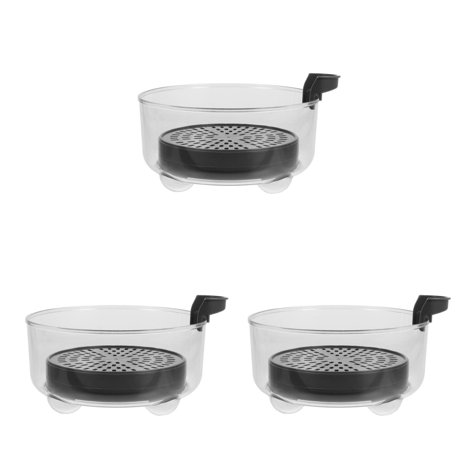 WORGEOUS 3pcs Planter Plate Water Catch Tray Round Plastic Watering ...