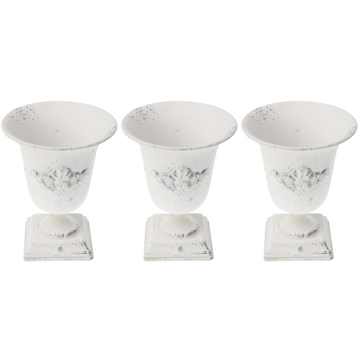 WORGEOUS 3pcs Plants Pot Metal Planter Pastoral Style Flower Pot Indoor ...