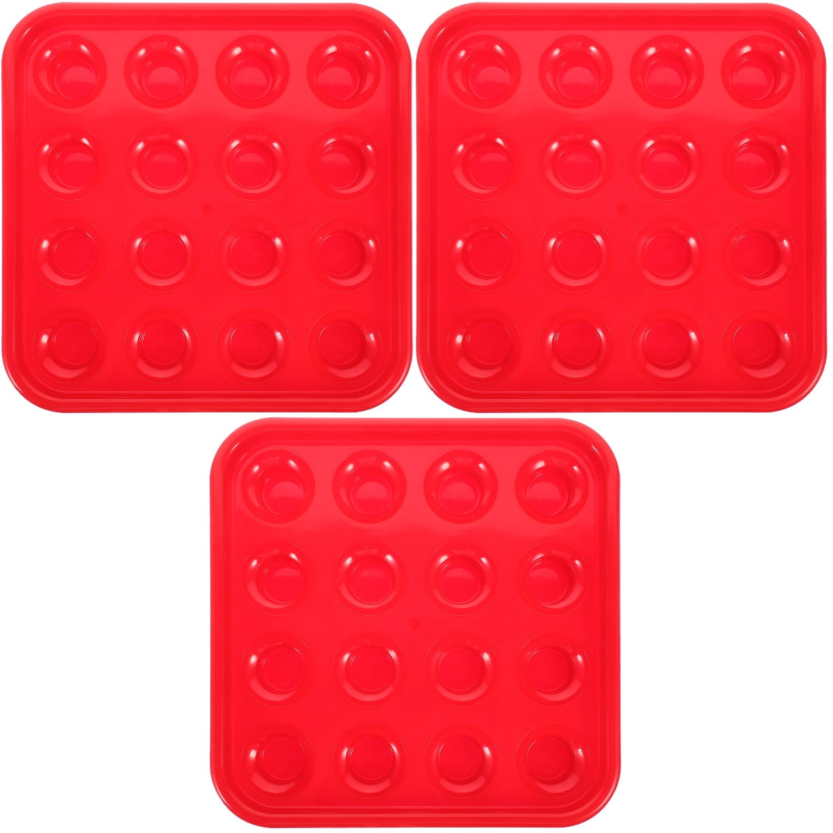 WORGEOUS 3pcs Pool Tray Snooker Tray Convenient Tray Billiard Carrying ...