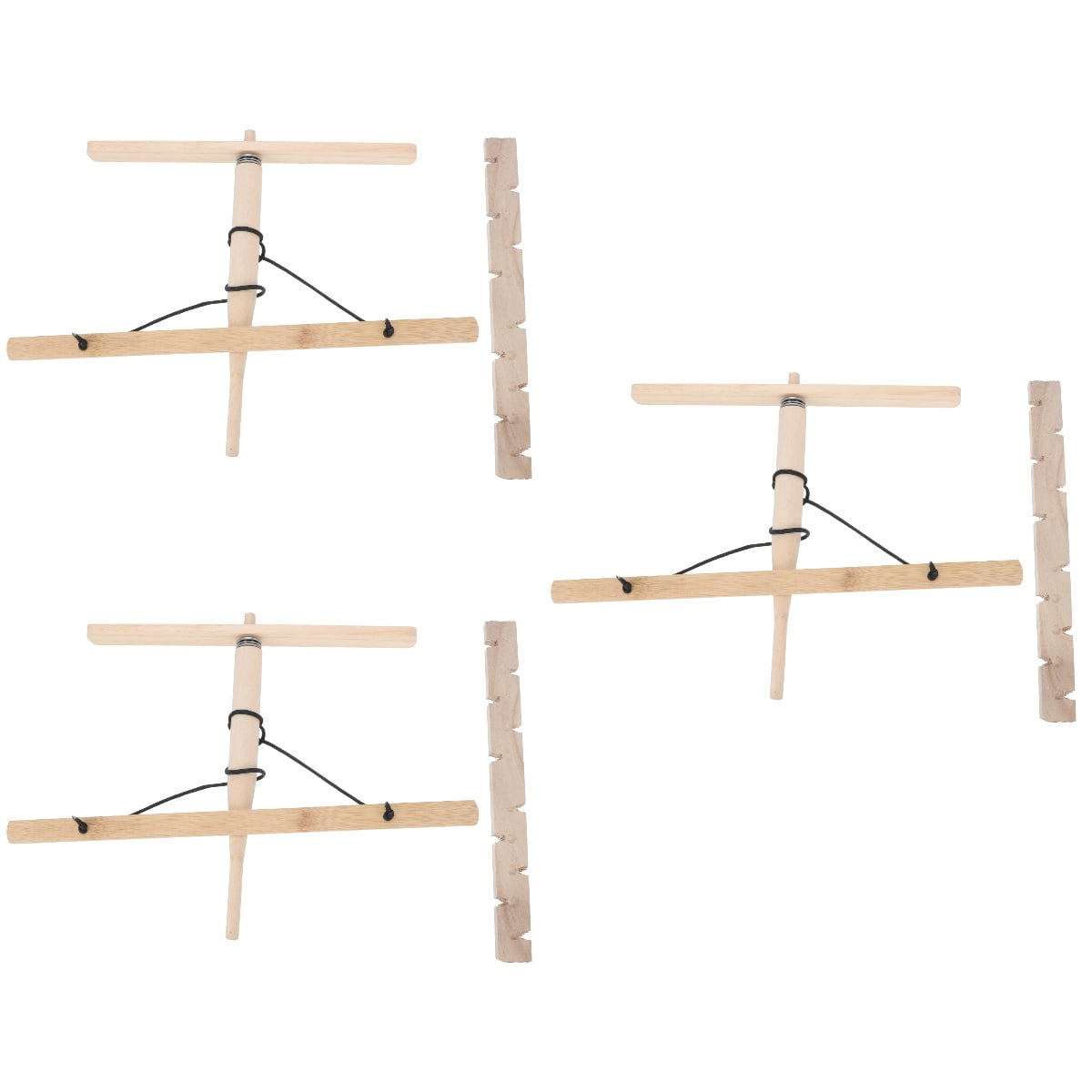 WORGEOUS 3pcs Portable Fire Starter Camping Fire Tool Drill Wood Make ...