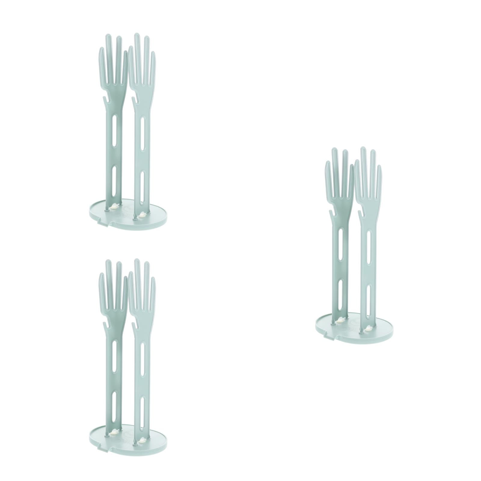 WORGEOUS 3pcs Quick-dry Gloves Rack Towel Drying Stand Kitchen Glove ...