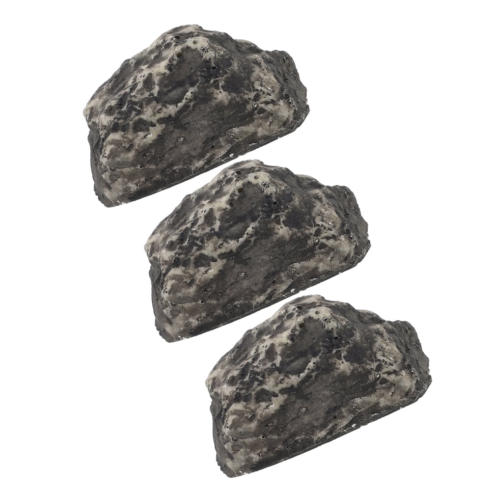 WORGEOUS 3pcs Realistic Stone Key Hider Outdoor Use Weather Proof Fake ...