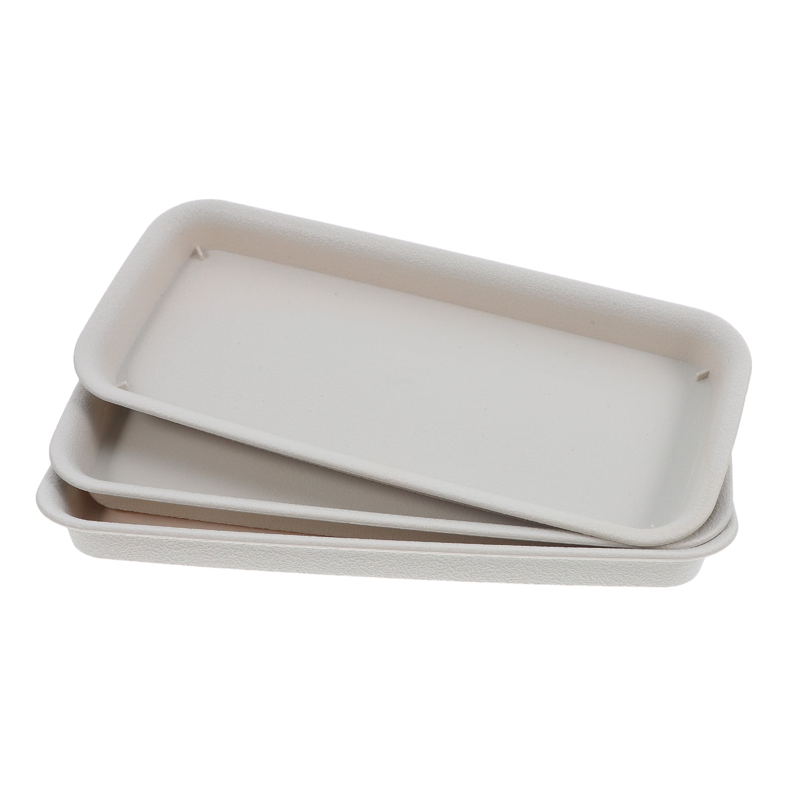 WORGEOUS 3pcs Rectangular Planter Tray Only For Flower Pots Reusable ...