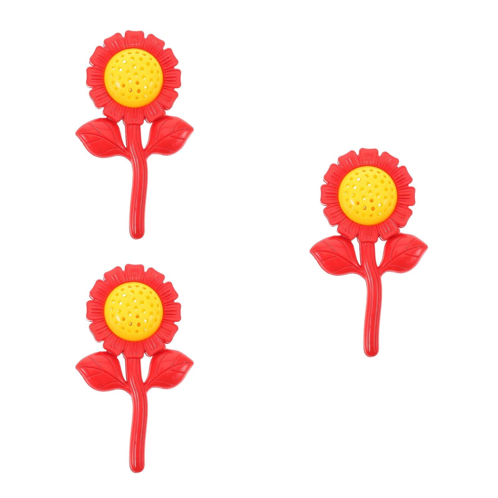 WORGEOUS 3pcs Small Jingle Bell Plastic Hand Sound Prop Newborn Toy ...