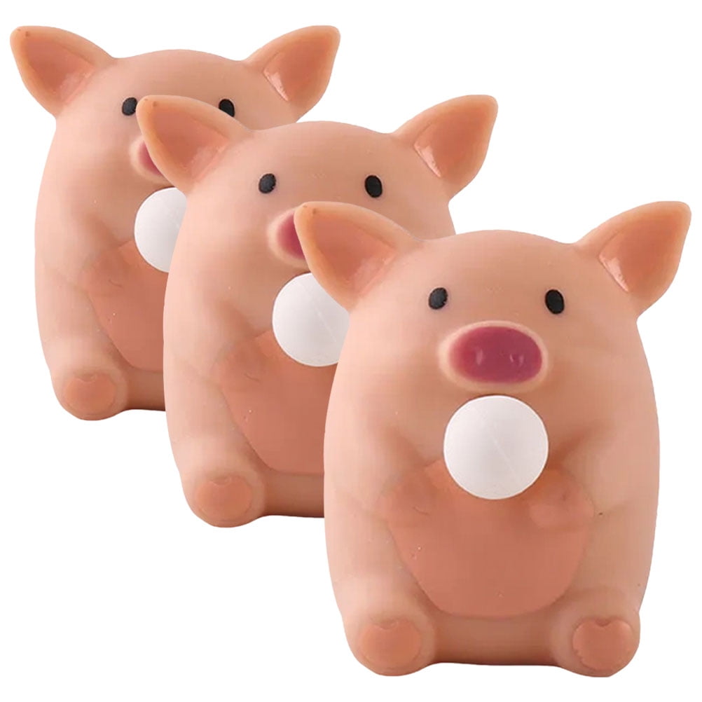 GETAJGHSD Funny Pig Stretchy Toy TPR Slow Rising Time 3pcs - Walmart.com