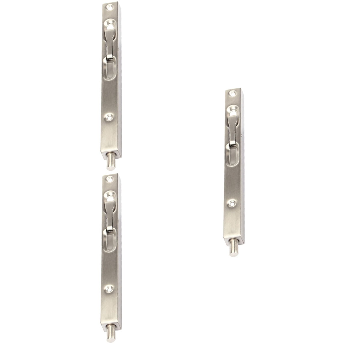 WORGEOUS 3pcs Stainless Steel Lengthen Door Latch Double Door Invisible ...