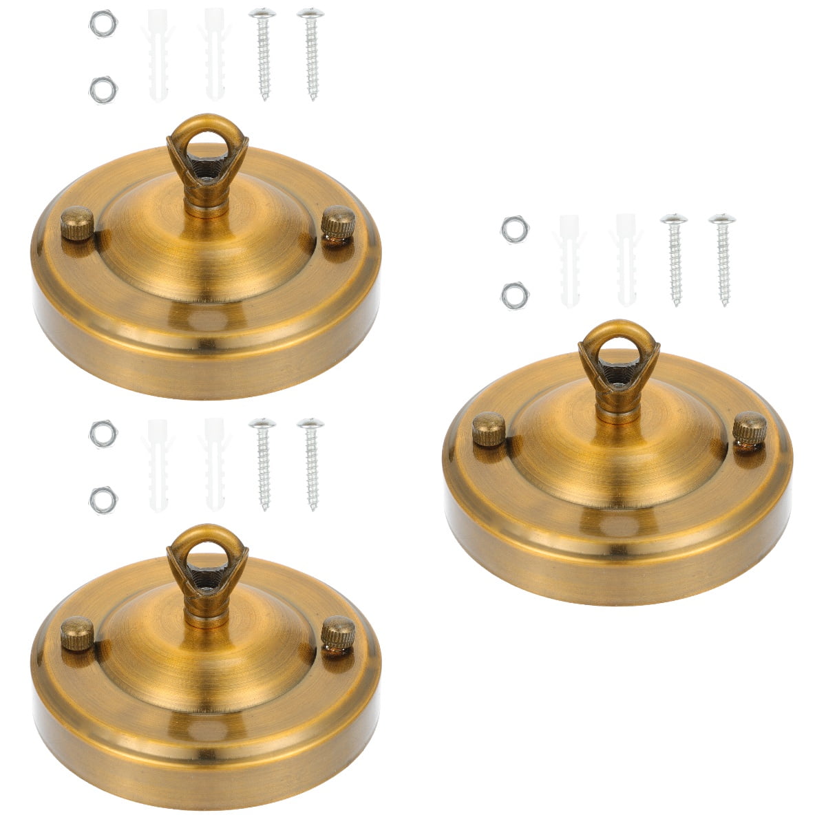 WORGEOUS 3pcs Sturdy Light Canopy Pretty Chandelier Ceiling Plate ...