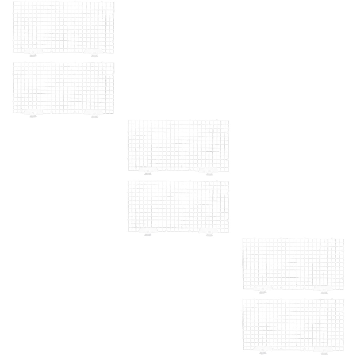 WORGEOUS 3pcs Tank Divider Suckers Set Grid Divider Aquarium Bottom ...