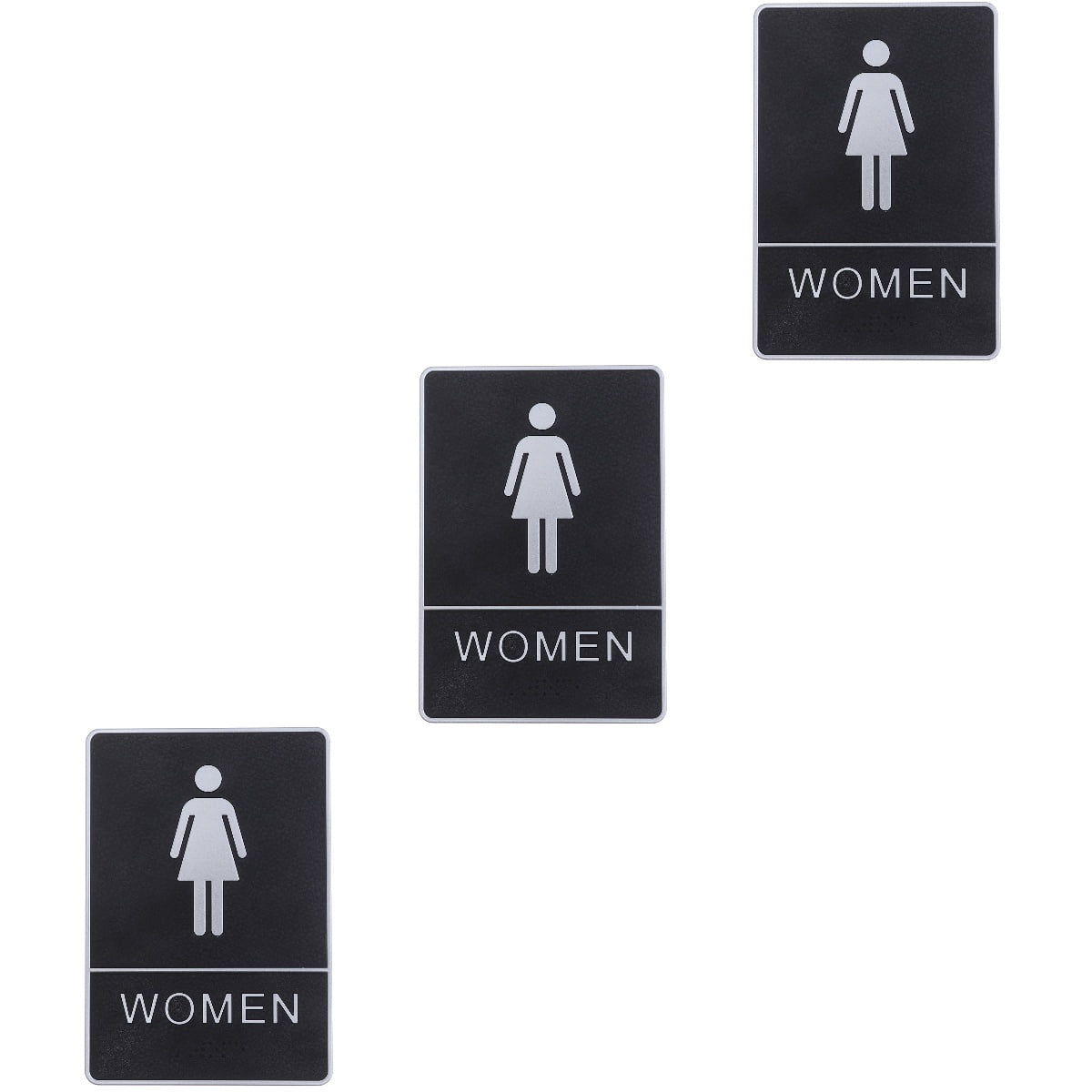 WORGEOUS 3pcs Toilet Sign WC Notice Board Bathroom Sign Toilet Sign ...