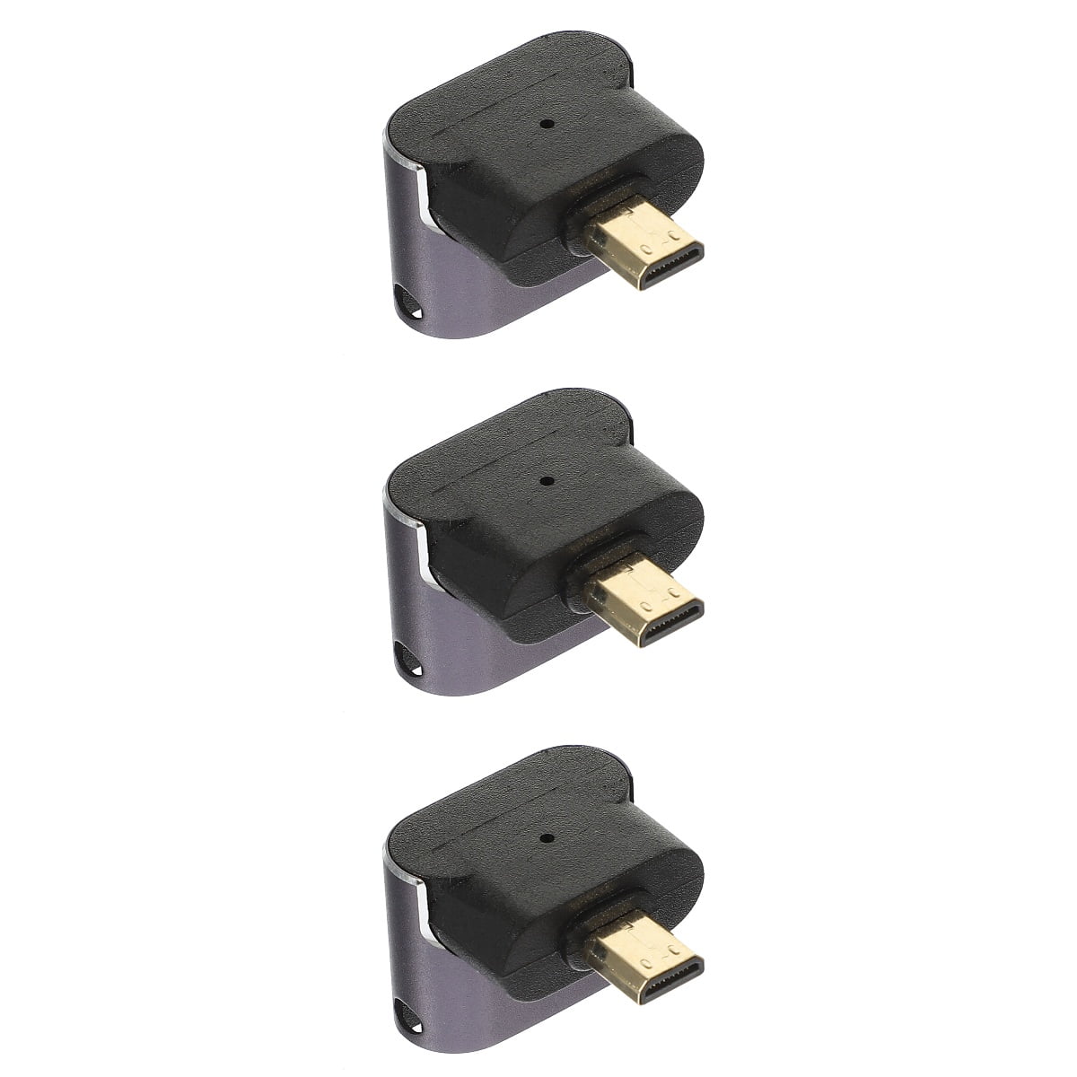 WORGEOUS 3pcs Video Adapter Female To Male Tv Connector Adapter Right ...