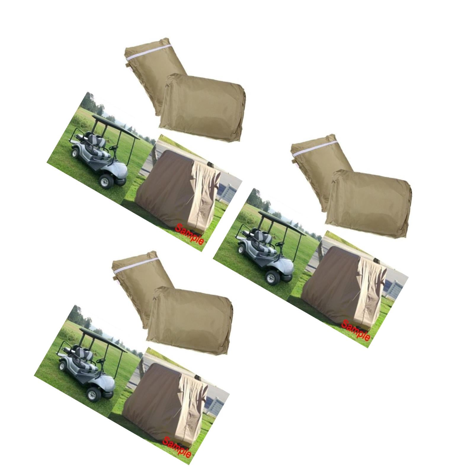 WORGEOUS 3pcs Waterproof Cart Cover Rain 2 Passenger for Club -GO Model ...
