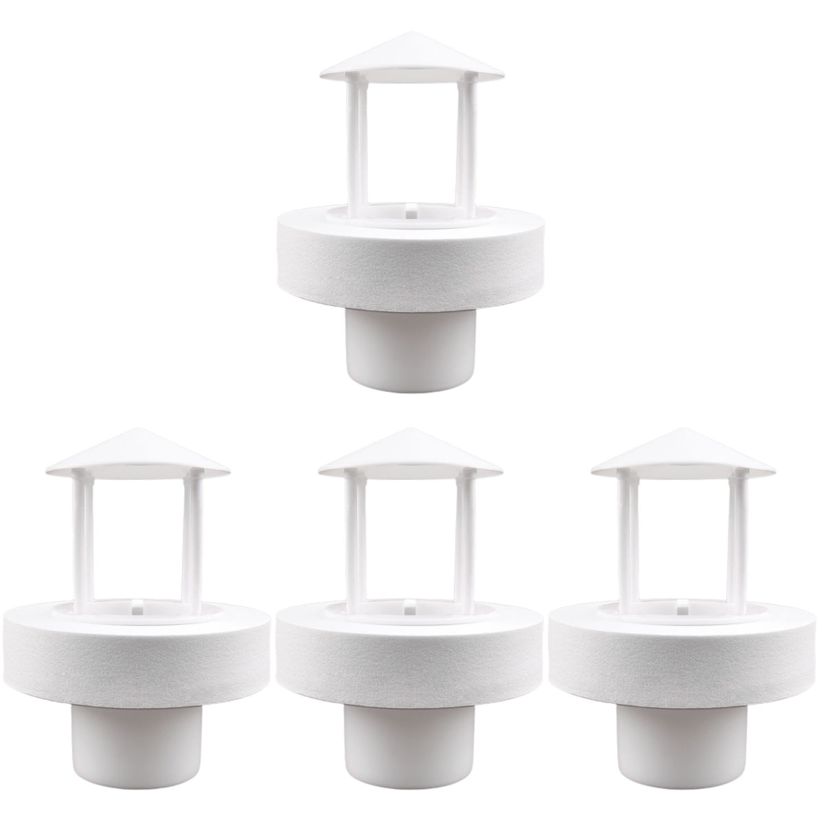 WORGEOUS 4 Boxes of Portable Splash Guard Rockery Humidifier Splash ...