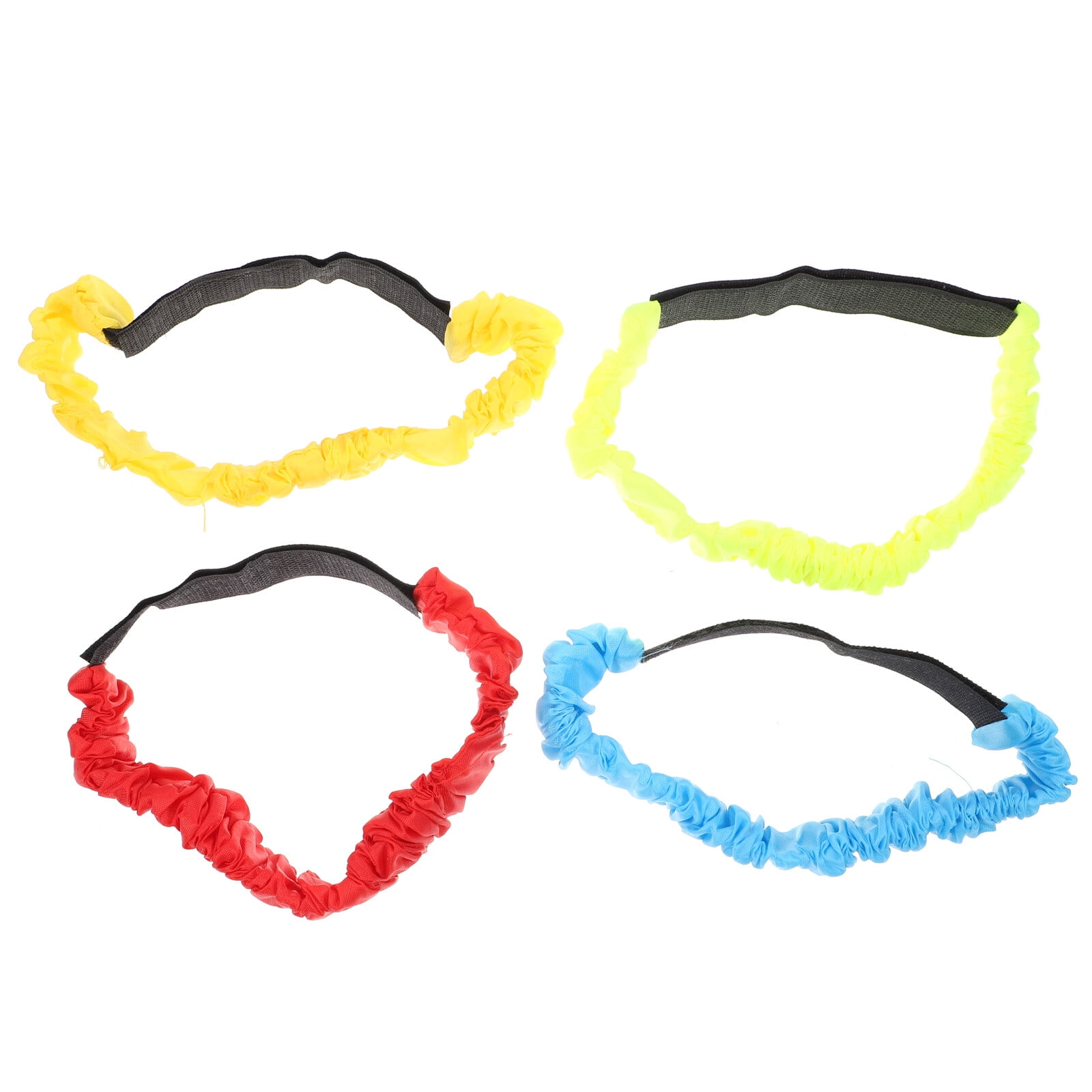 WORGEOUS 4 Colors Elastic Tie Rope for 3 Legged Game 3-legged Race Bar ...