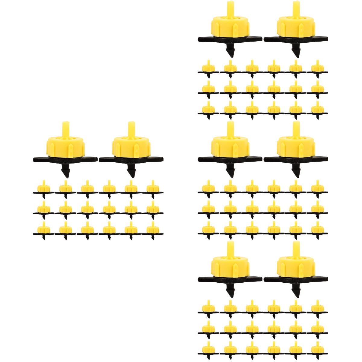 WORGEOUS 4-Pack Drip Irrigation Nozzles Automatic Water Drop Emitters ...