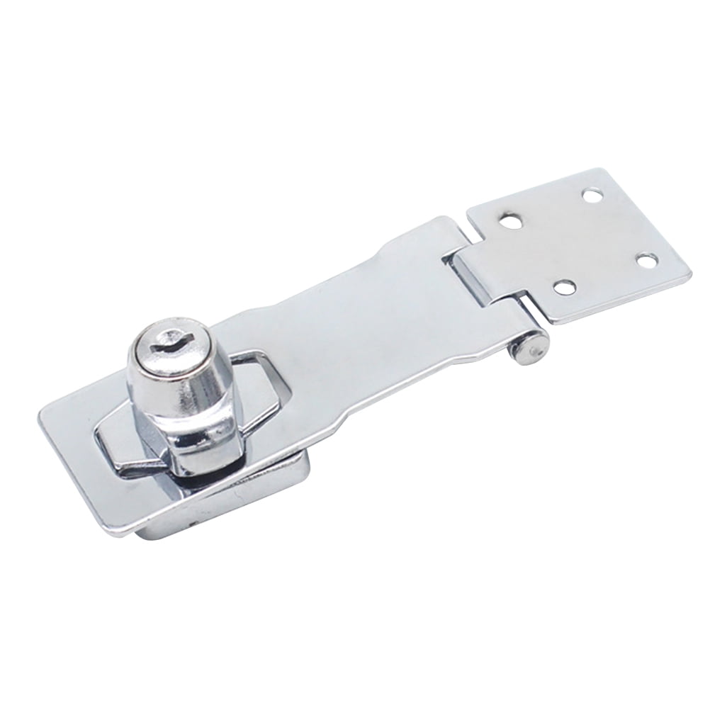 WORGEOUS 4 Inch Drawer Lock Cabinet Locks for Entry Door Gate Silver ...