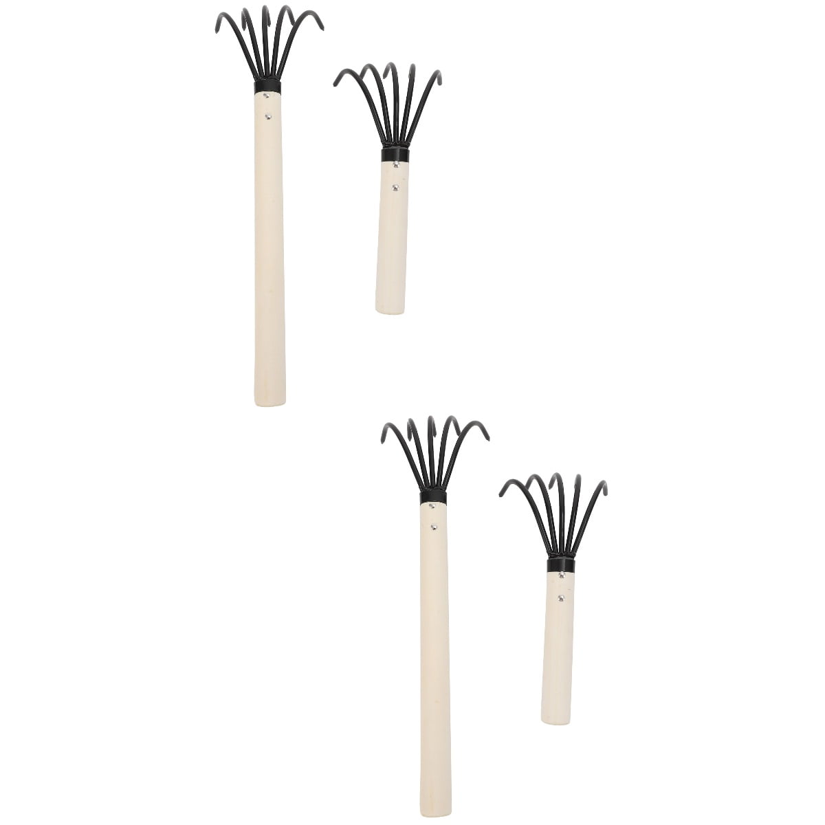 WORGEOUS 4 PCS Clam Rake Professional Seafood Digging Claw Rake Soil ...