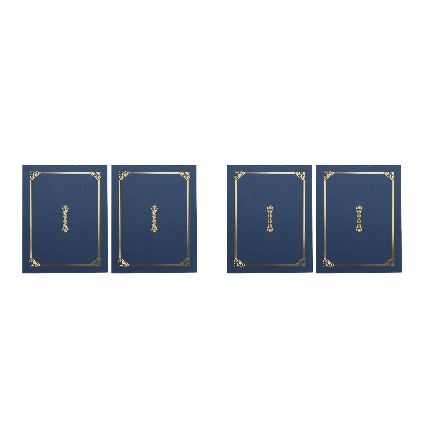 WORGEOUS 4 PCS Diploma Covers Presentation Folders A4 Certificate ...