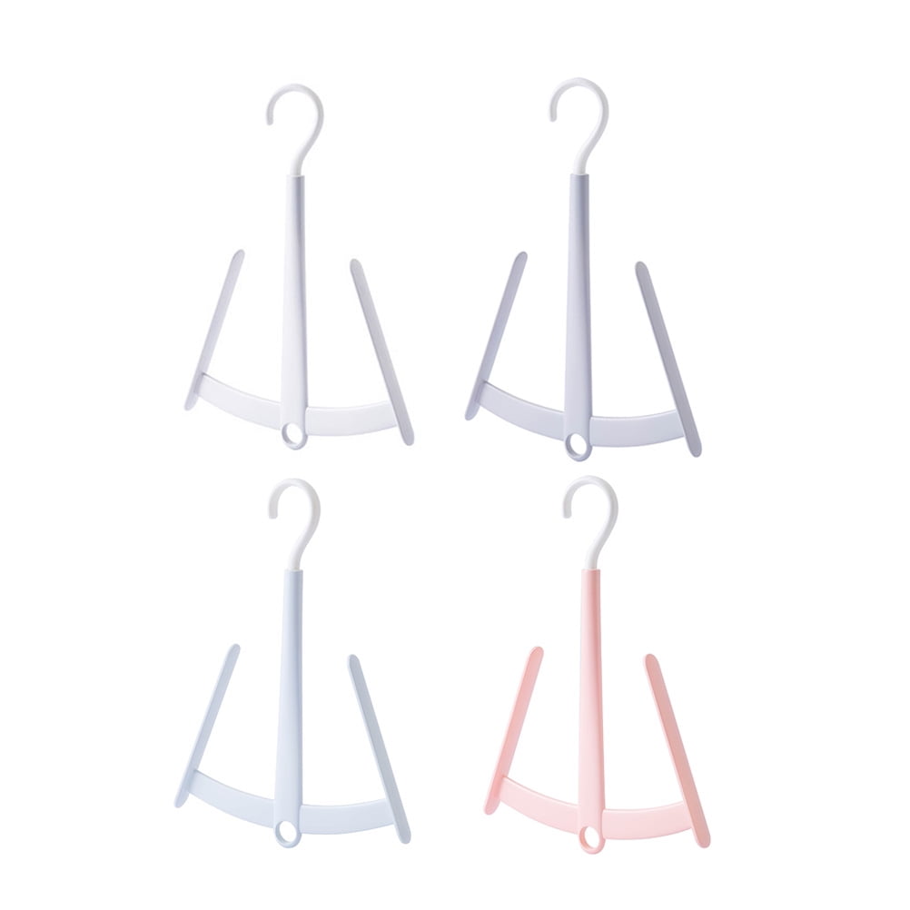 WORGEOUS 4 PCS Dryer Foldable Shoe Rack Drying Hook Stackable Baby ...