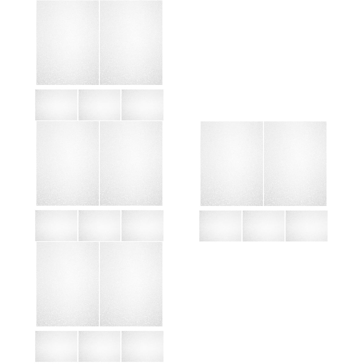 WORGEOUS 4 PCS Fake River Basing Diffuser Film for LED Strip Lights ...