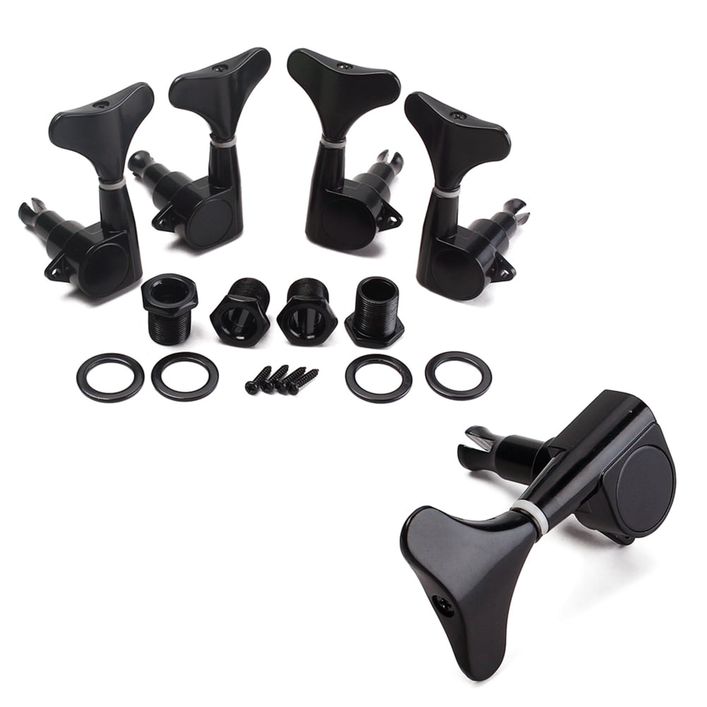 WORGEOUS 4 PCS Sealed Bass Guitar Tuning Pegs Keys Tuner Machine Heads ...
