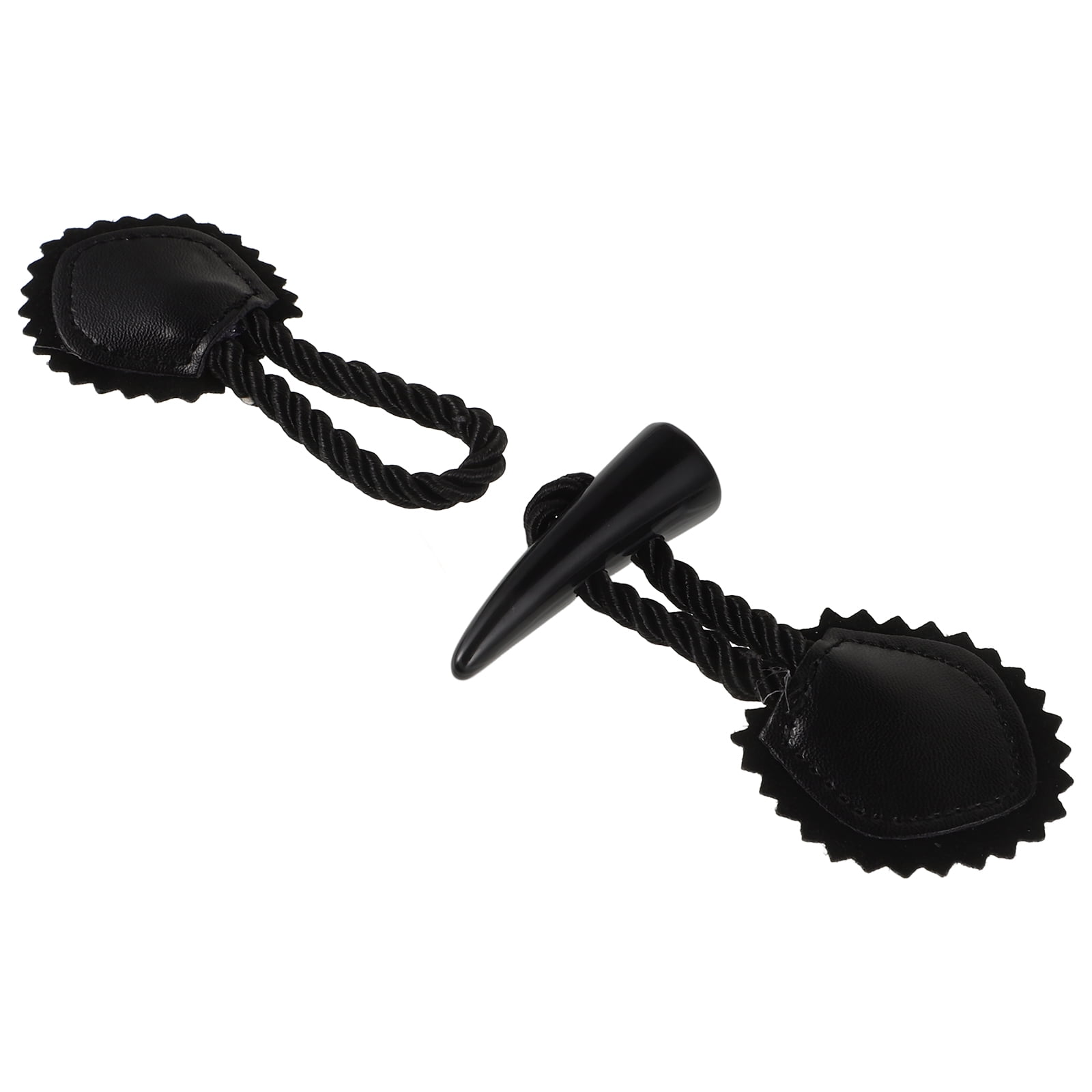 WORGEOUS 4 Pairs Button and Loop Closure Toggle Horn for Clothing Coat ...