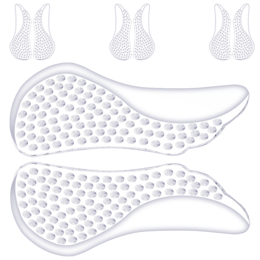 WORGEOUS 4 Pairs Half-size Forefoot Pad of High Heels Massage Five ...