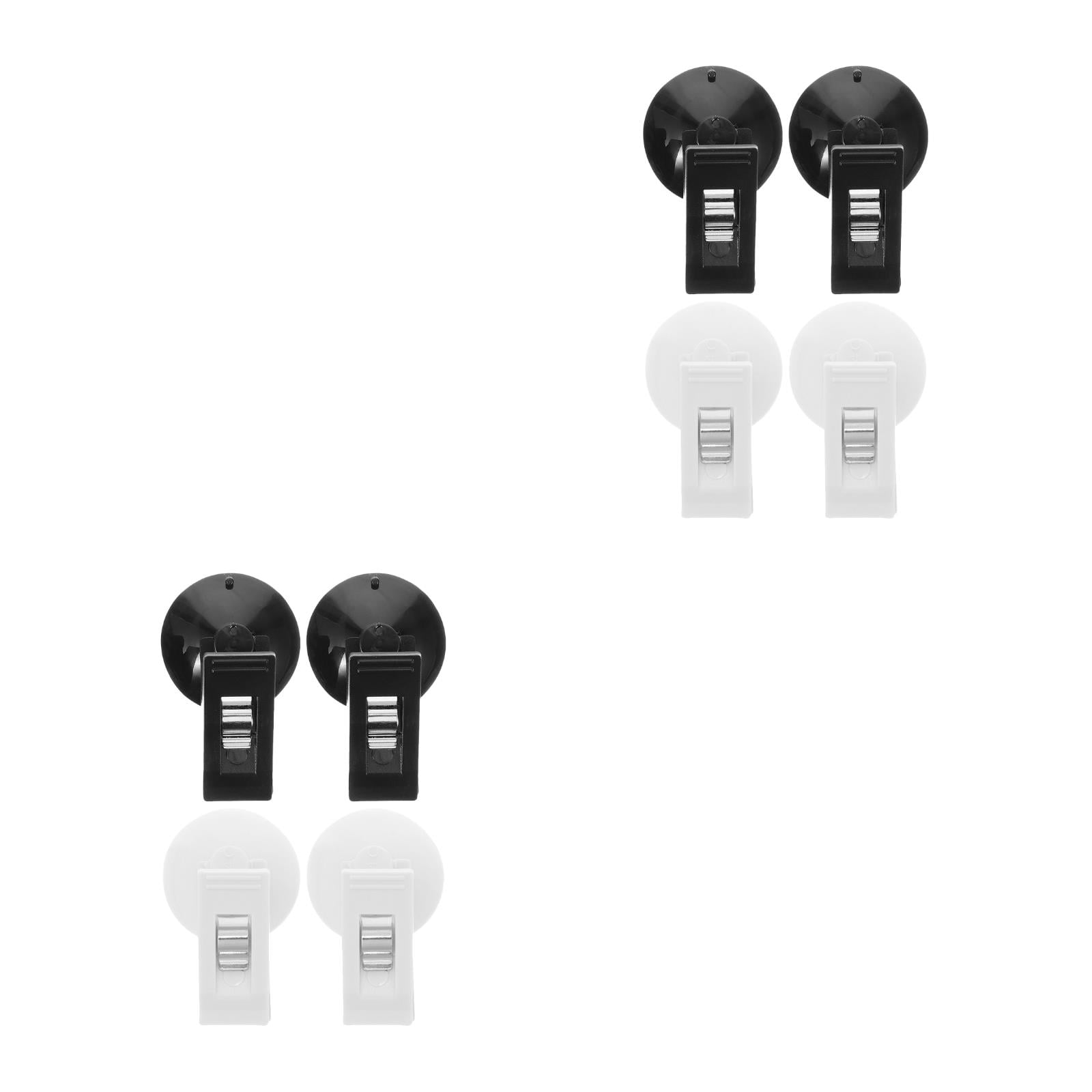 WORGEOUS 4 Pairs Suction Cup Clips Windshield Parking Permit Holder ...