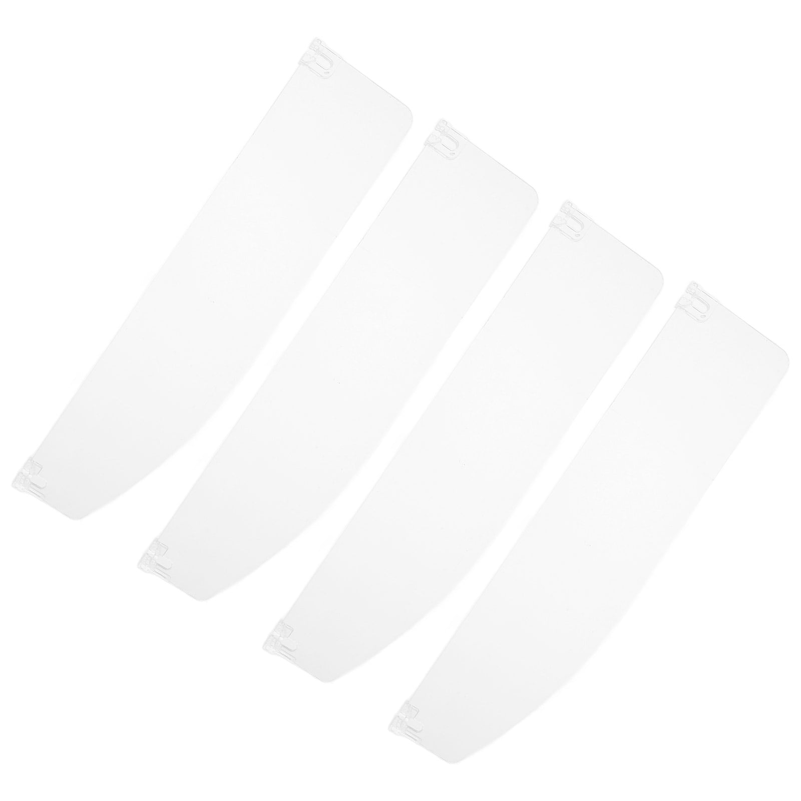 WORGEOUS 4 Pc Closet Dividers for Hanging Clothes Office Transparent ...