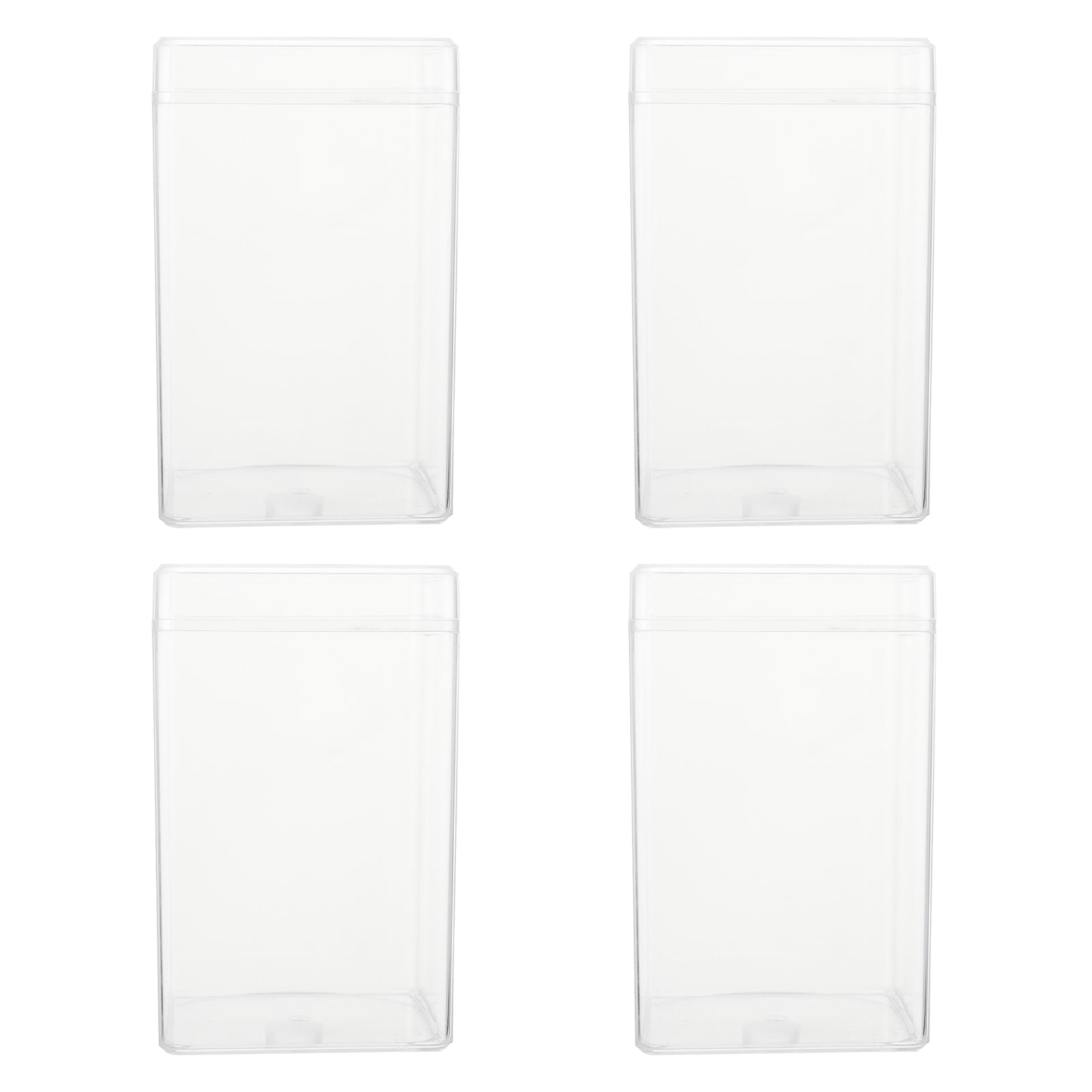 WORGEOUS 4 Pcs Acrylic Display Cases Transparent Model Display Boxes ...