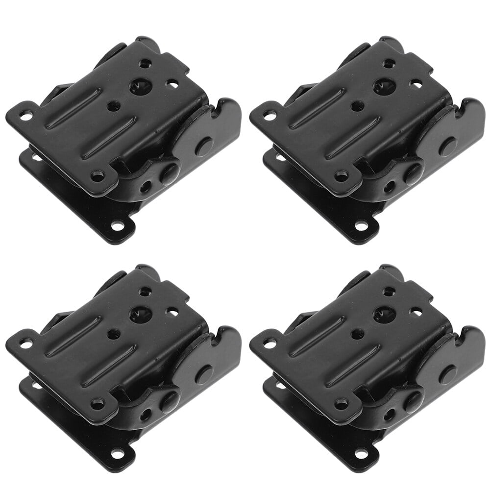 WORGEOUS 4 Pcs Adjustable Leg with Outlets Folding Legs Height Hinge ...