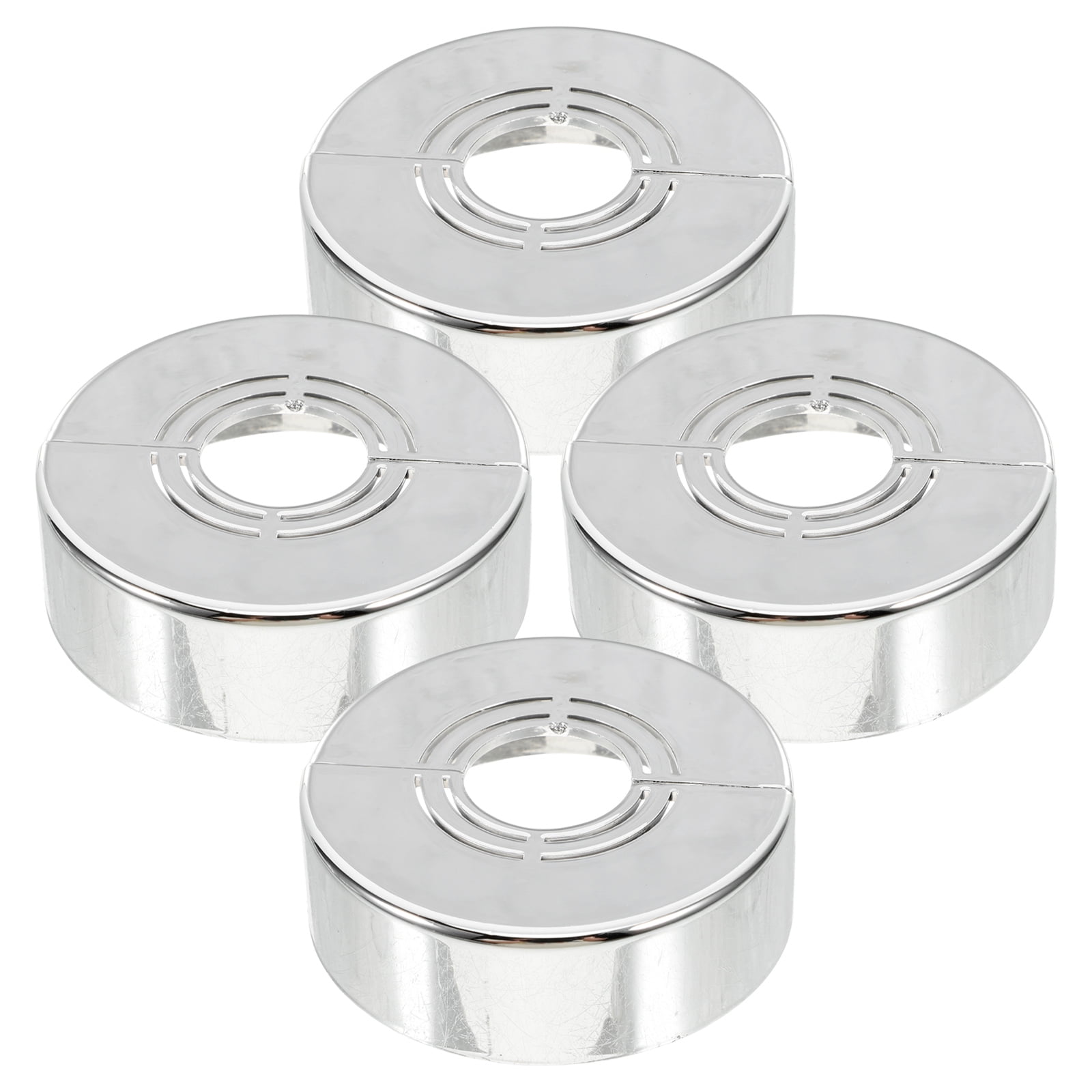 WORGEOUS 4 Pcs Angle Valve Cover Sink Portable Toilet Commode Silver ...