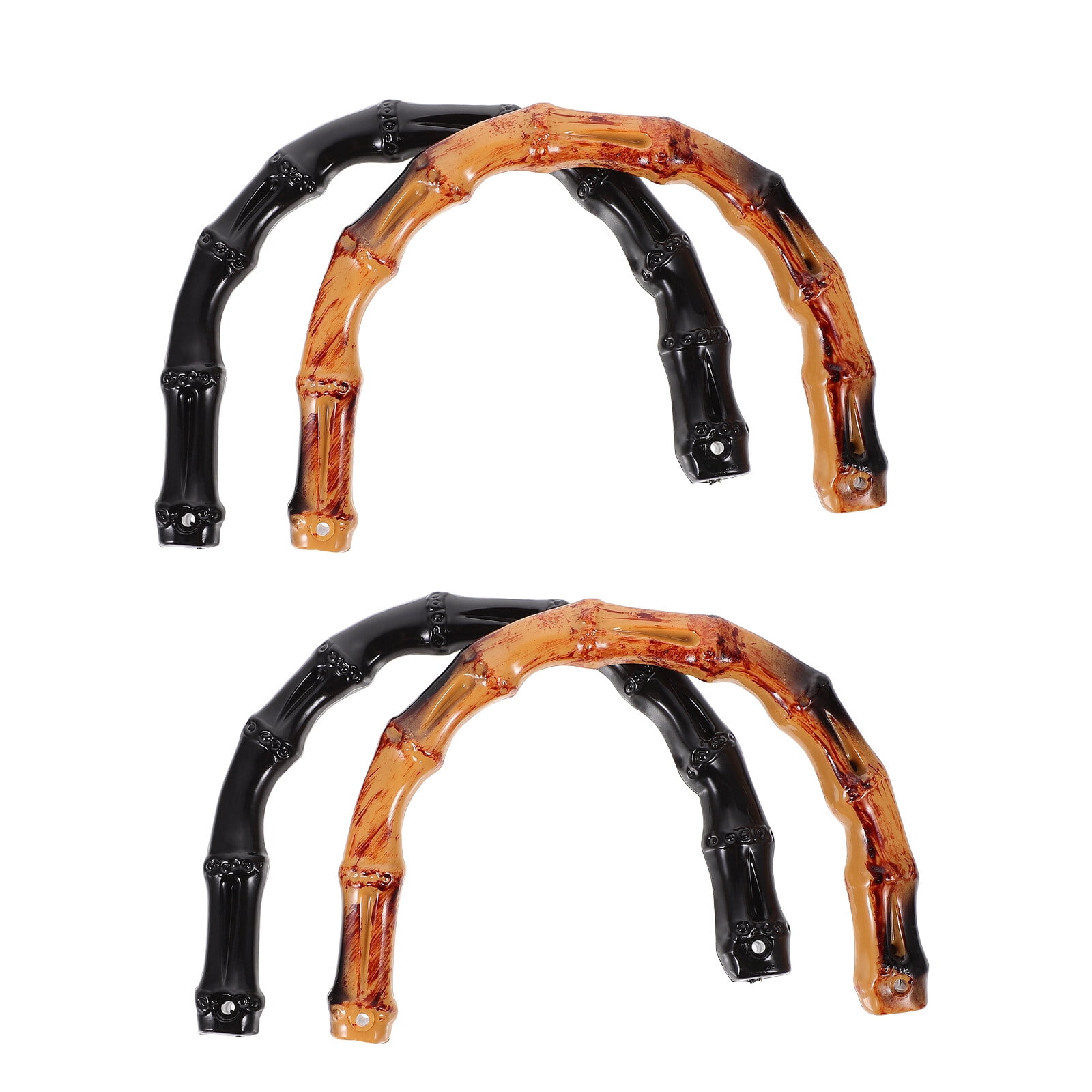 HINTRMENT Handles For Purse Black Plastic 4Pcs 11.5x15.5cm - Walmart.com