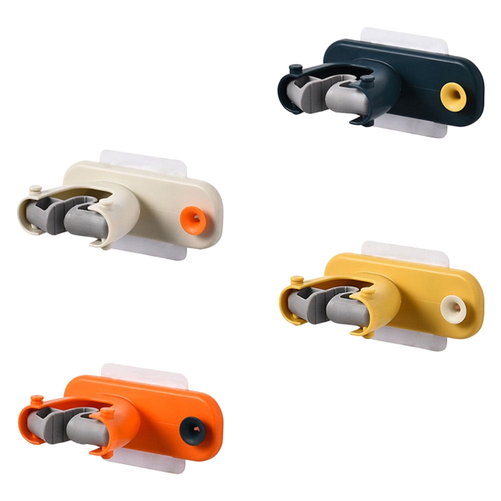 WORGEOUS 4 Pcs Cleaning Mop Mop Hanger Broom Hanging Rack Man 11.2x4 ...