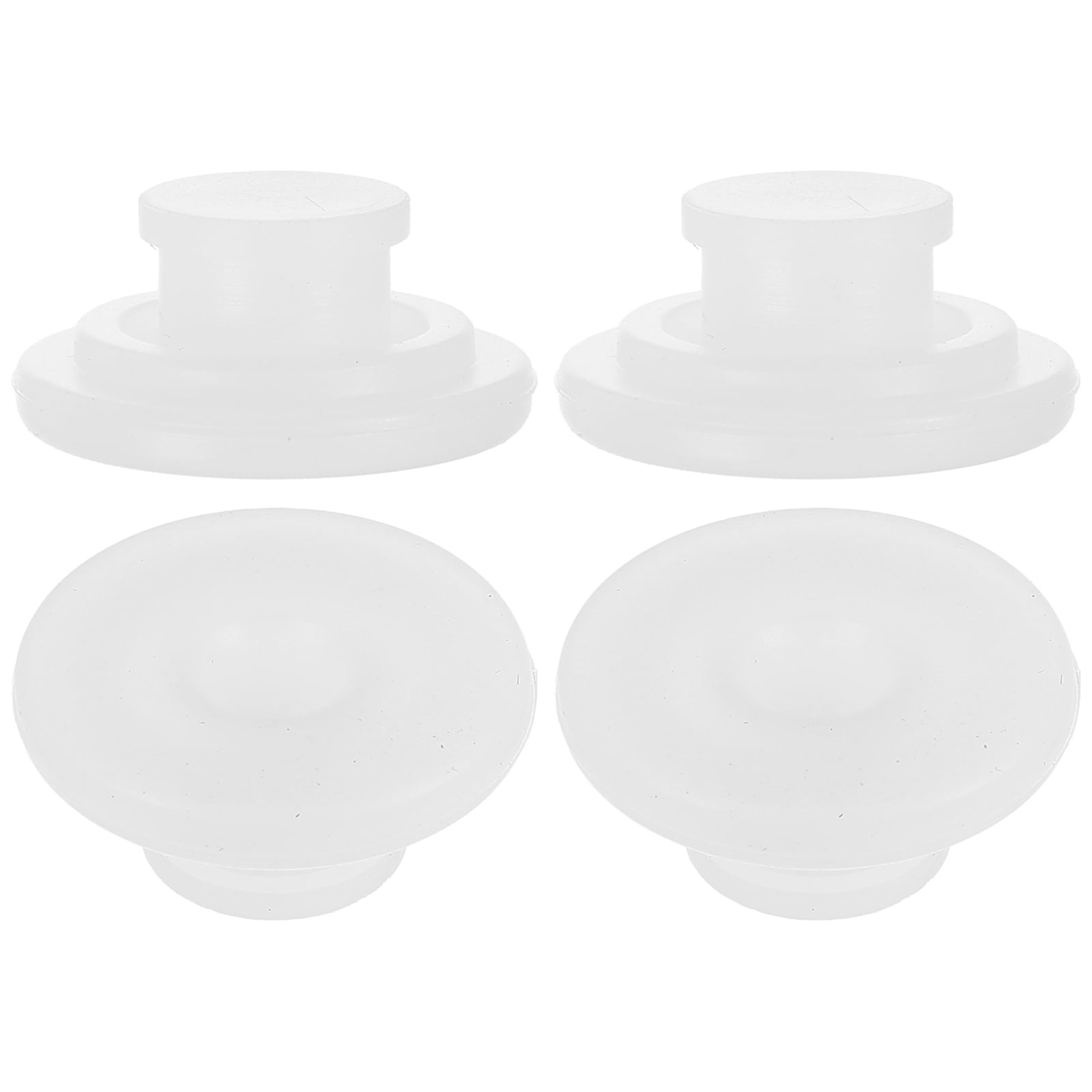 WORGEOUS 4 Pcs Collapsible Water Bottles Glass Lid Plug Travel ...