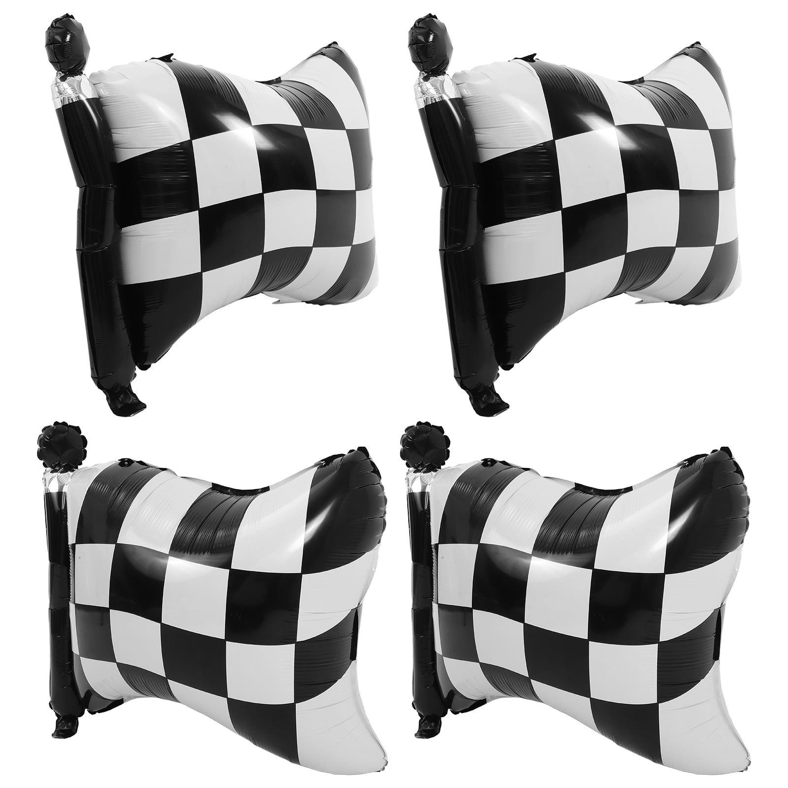 GETAJGHSD Racing Balloons Aluminum Foil Racing Theme Decorations ...
