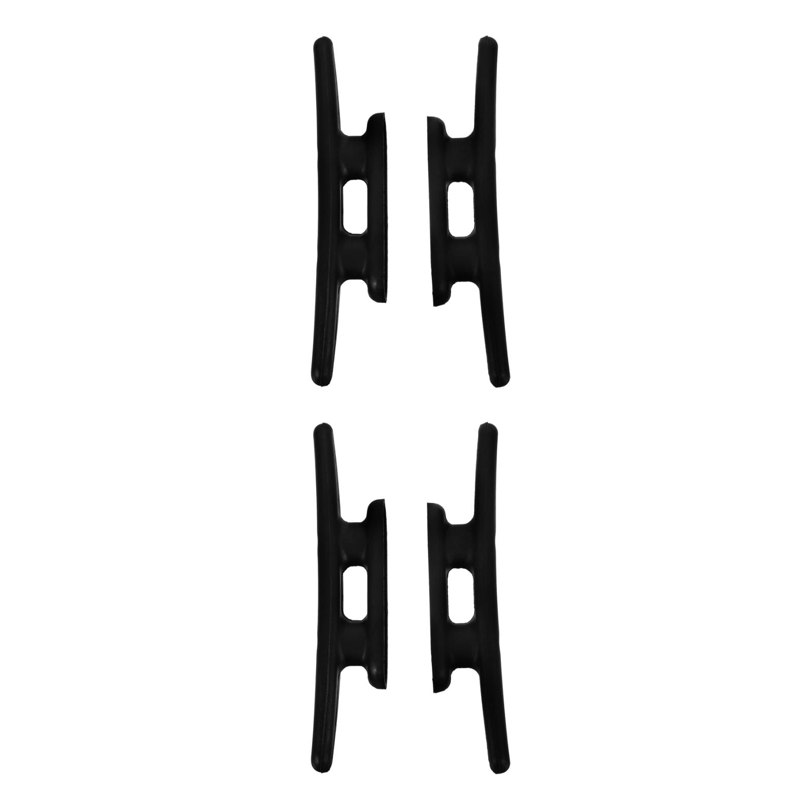 WORGEOUS 4 Pcs Dock Nylon Cleats Black High Impact Boat Cleats Marine ...