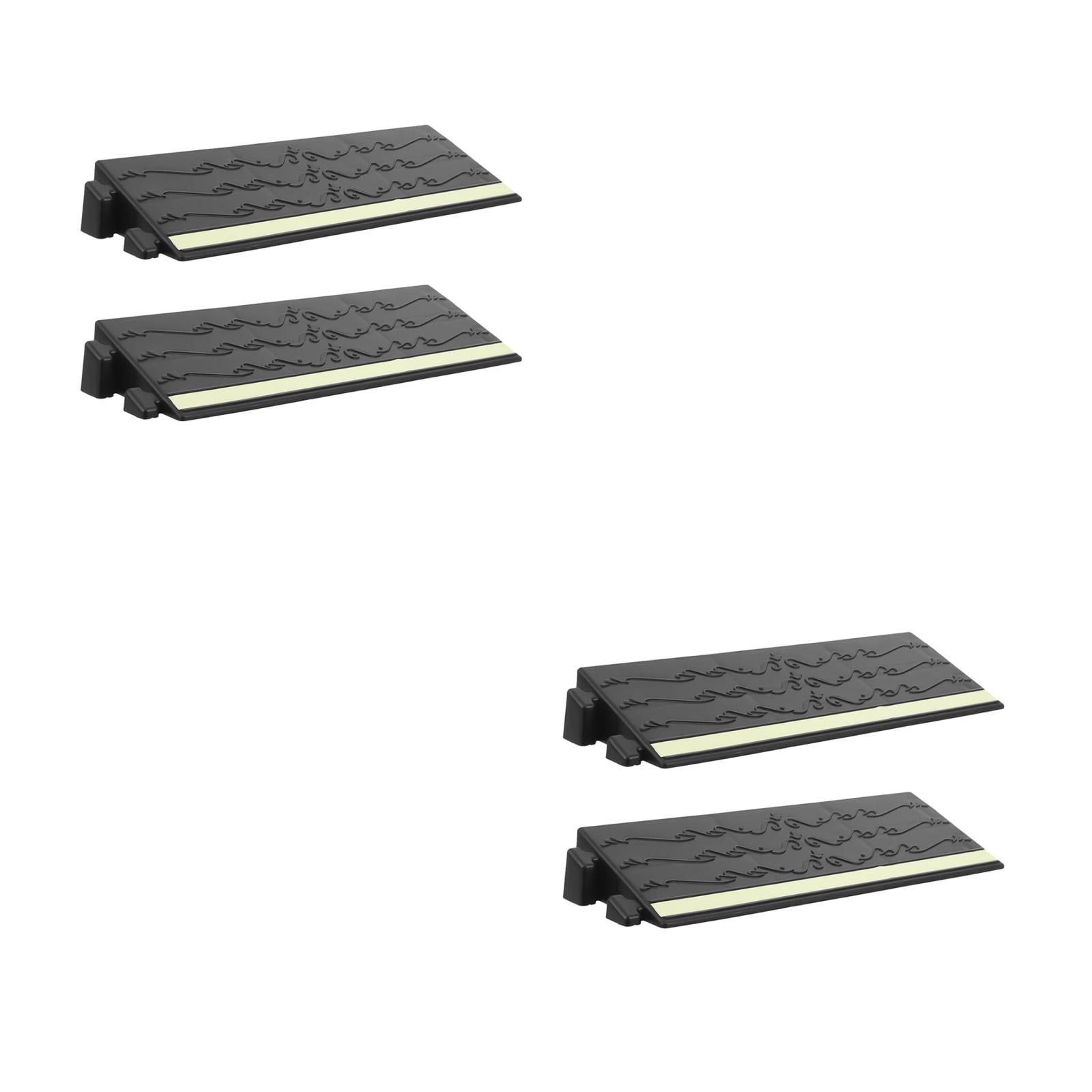 WORGEOUS 4 Pcs Door Threshold Ramp Wheelchair Ramp Entry Ramp with ...