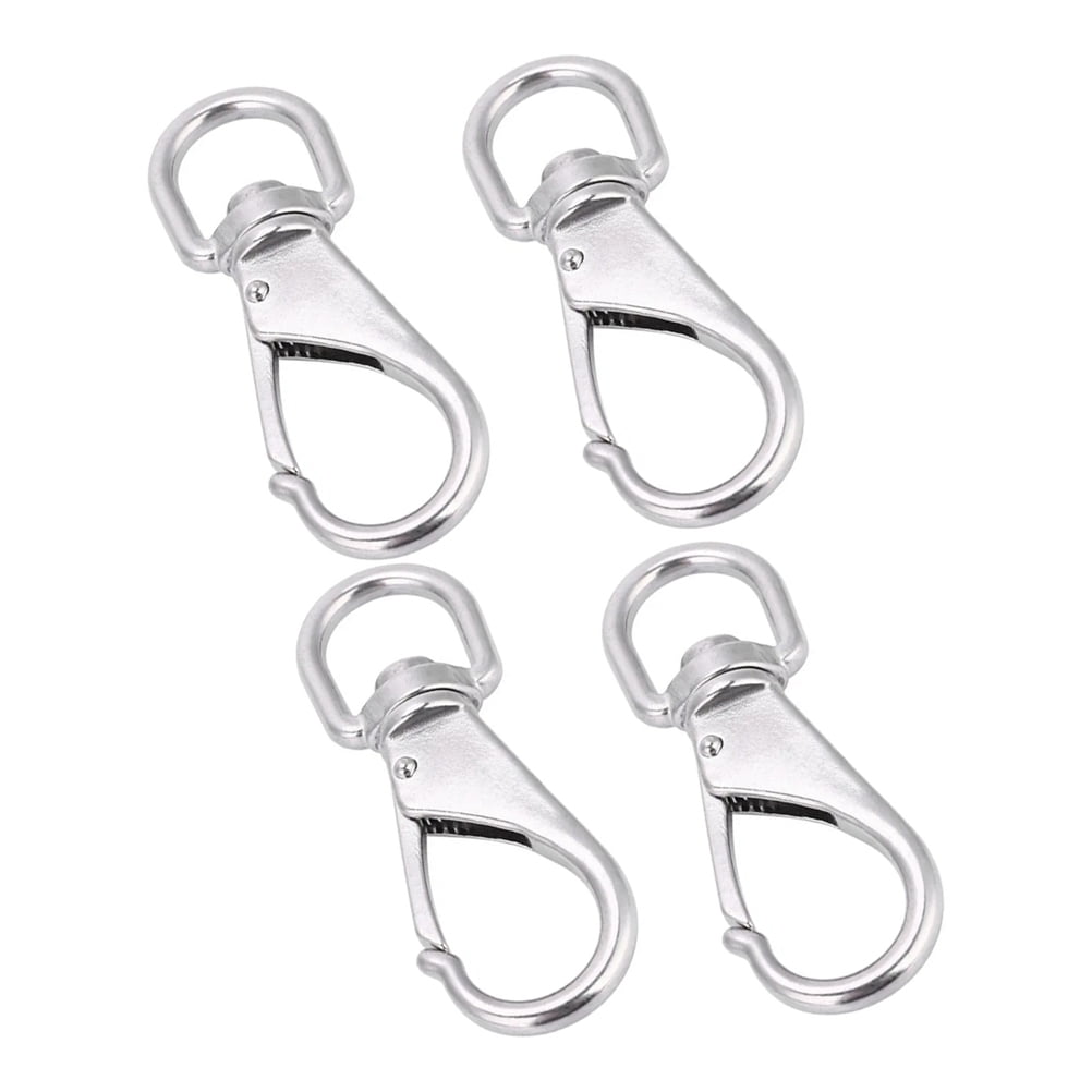 WORGEOUS 4 Pcs Double Ended Swivel Clasp Marine Snap Bolt Hook Rotary ...