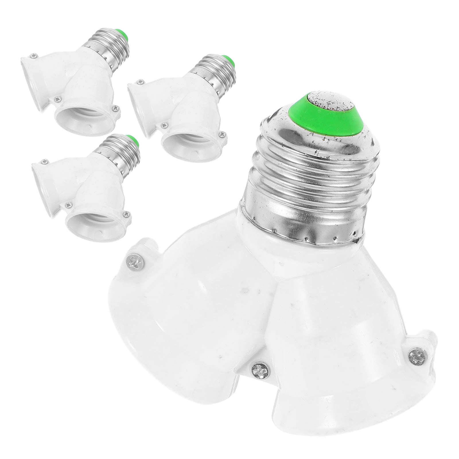 WORGEOUS 4 Pcs Double Light Bulb Sockets Adapter Twin Sockets Adapter ...