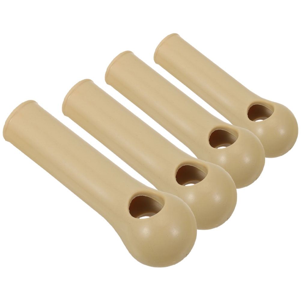 WORGEOUS 4 Pcs Dustpan Rod Handle Grip Replacement Broom Handle End Cap ...
