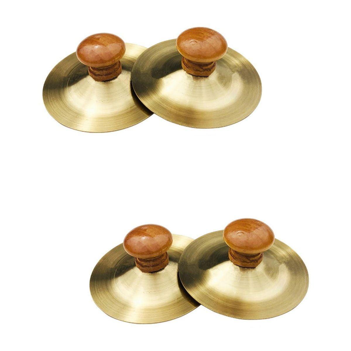 WORGEOUS 4 Pcs Finger Cymbals Instrument Belly Dancing Performance ...