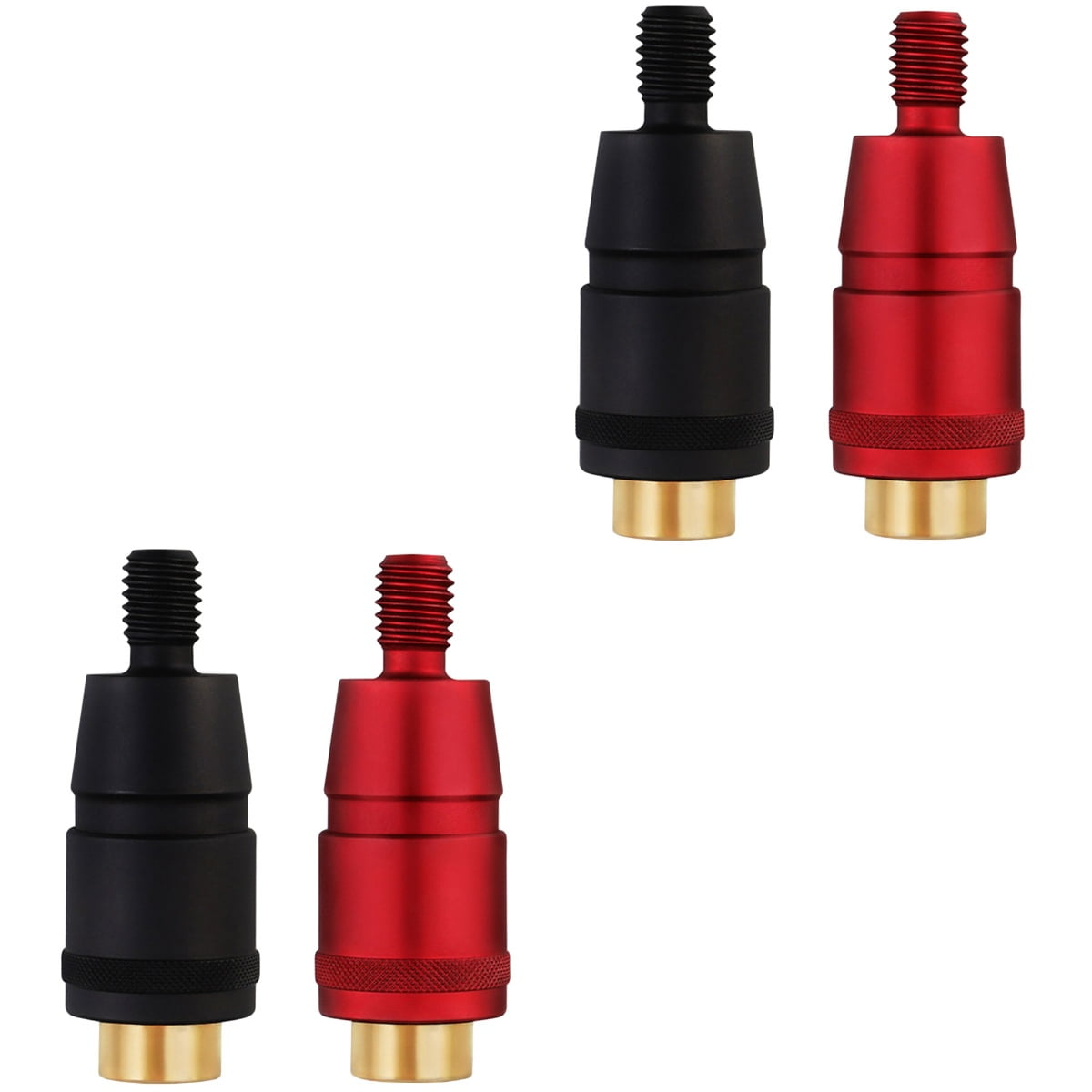 WORGEOUS 4 Pcs Fishing Landing Net Connector Adapter Anti-rollover Fish ...