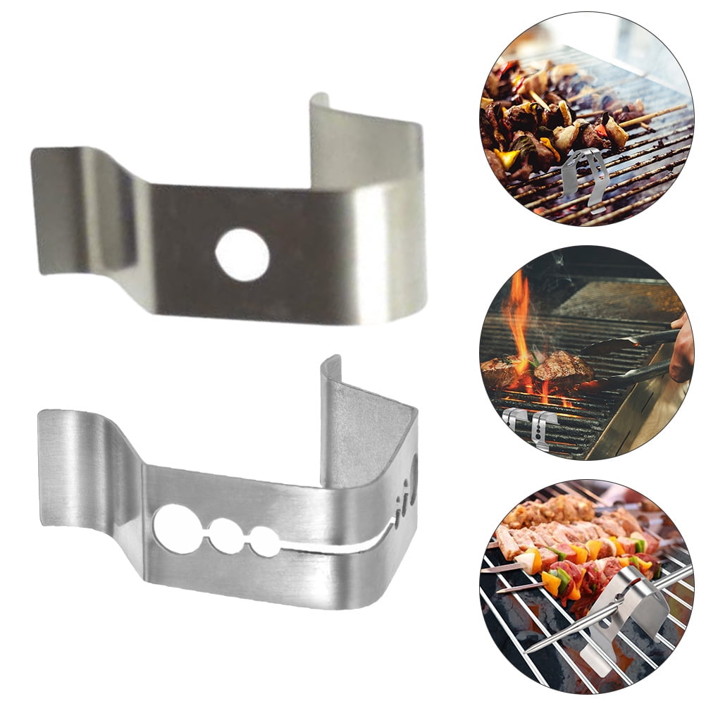 SWETRACE Barbecue Temperature Clips Silver Stainless Steel 4Pcs ...