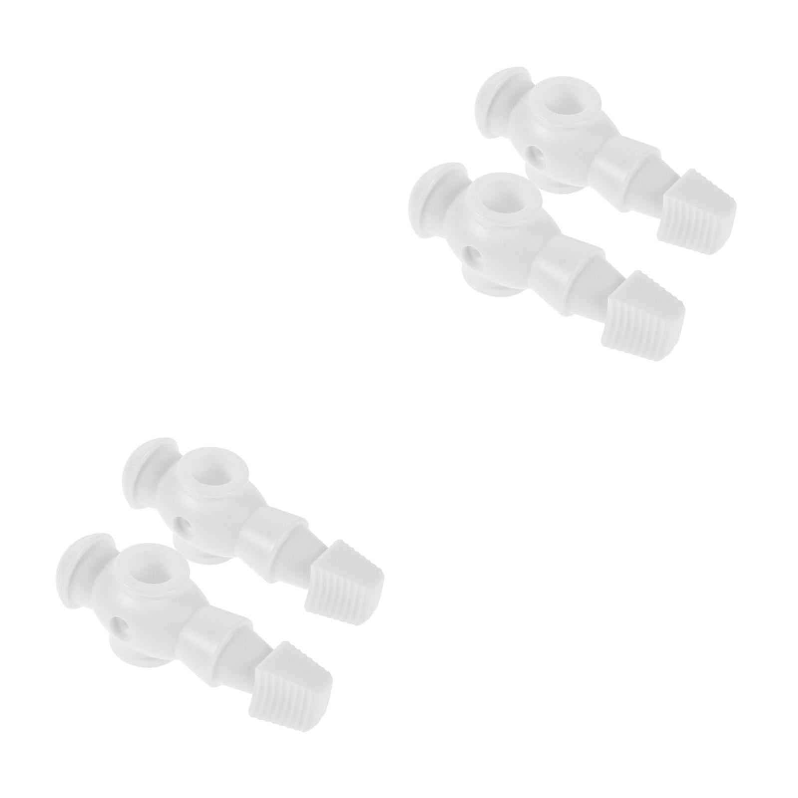 WORGEOUS 4 Pcs Foosball Men Replacement White Soccer Player Set ...