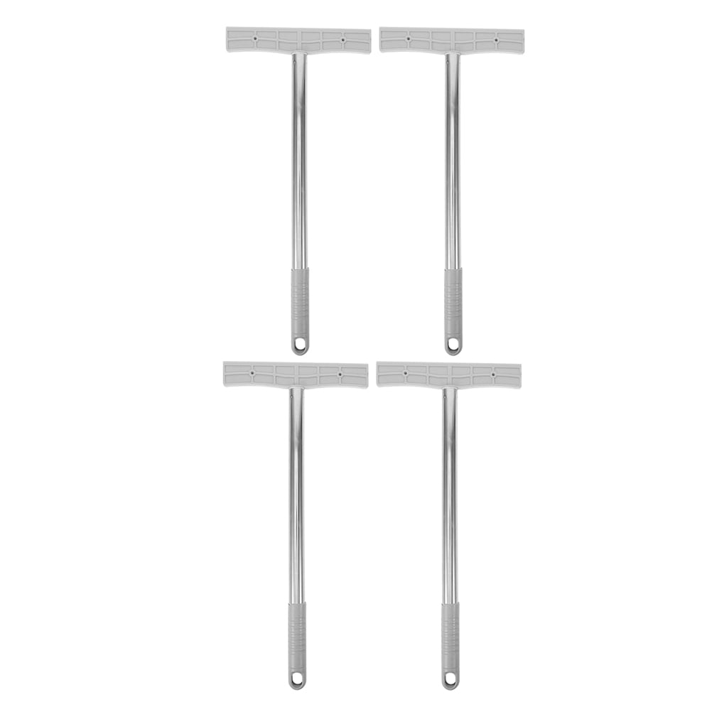 WORGEOUS 4 Pcs Heavy Duty Rack Placard Pole 43.50X19.50X2.00CM Silver ...