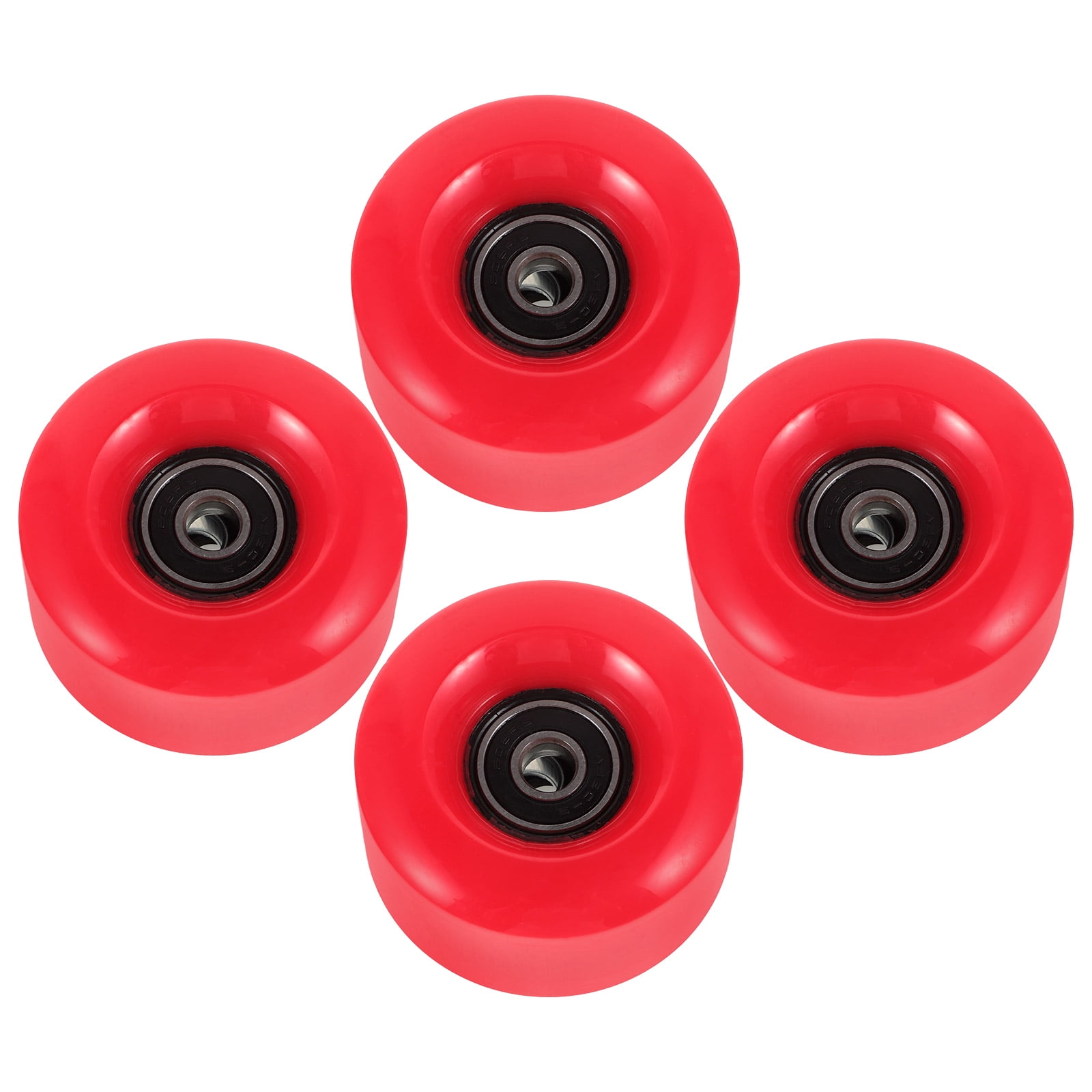 WORGEOUS 4 Pcs Indoor Roller Skate Wheels Skates Four Skateboard Man ...