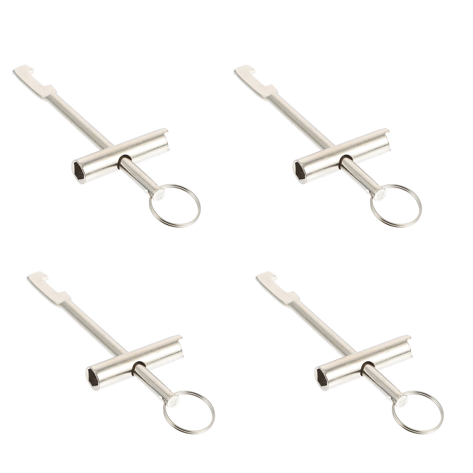 WORGEOUS 4 Pcs Inside Triangle Wrenches Water Meter Key Clevis Pin Bolt ...